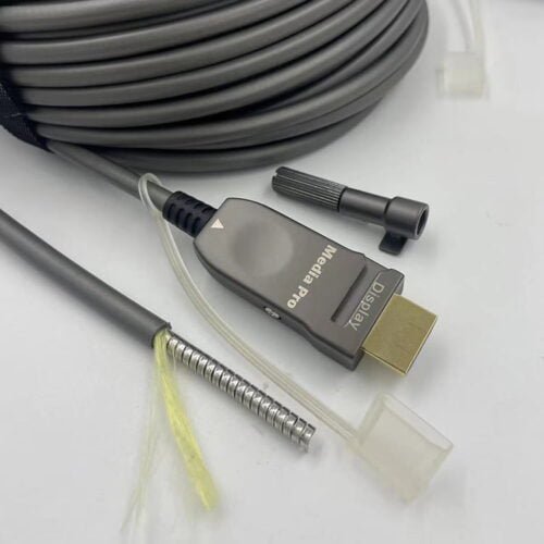 8K Fiber Optic HDMI 2.1 AOC-Active Optical Cable-Armored-AOCFIBERLINK