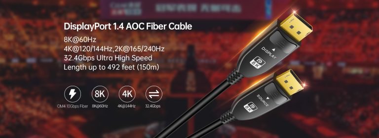 AOC DisplayPort Cables - AOC Fiberlink