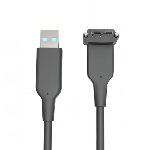 5G USB 3.1 AOC-Active Optical Cable-AM to angled Micro-B 20m