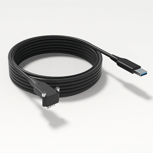 5G USB 3.1 AOC-Active Optical Cable-AM to angled Micro-B 20m