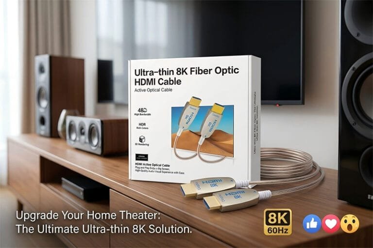 8K Fiber Optic HDMI Active Optical Cable Factory-AOCFIBERLINK